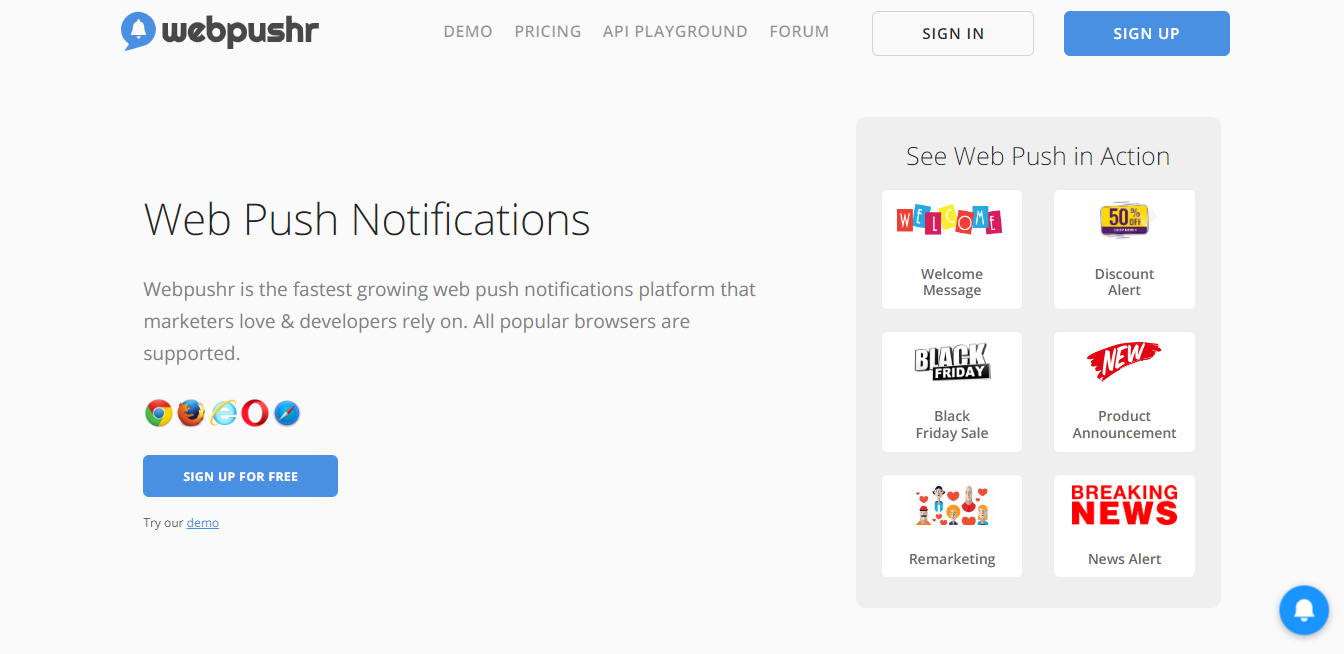 Top 5 Web Push Notification Services in 2024