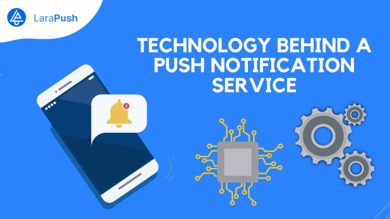 What is the technology behind a typical Push Notification service?