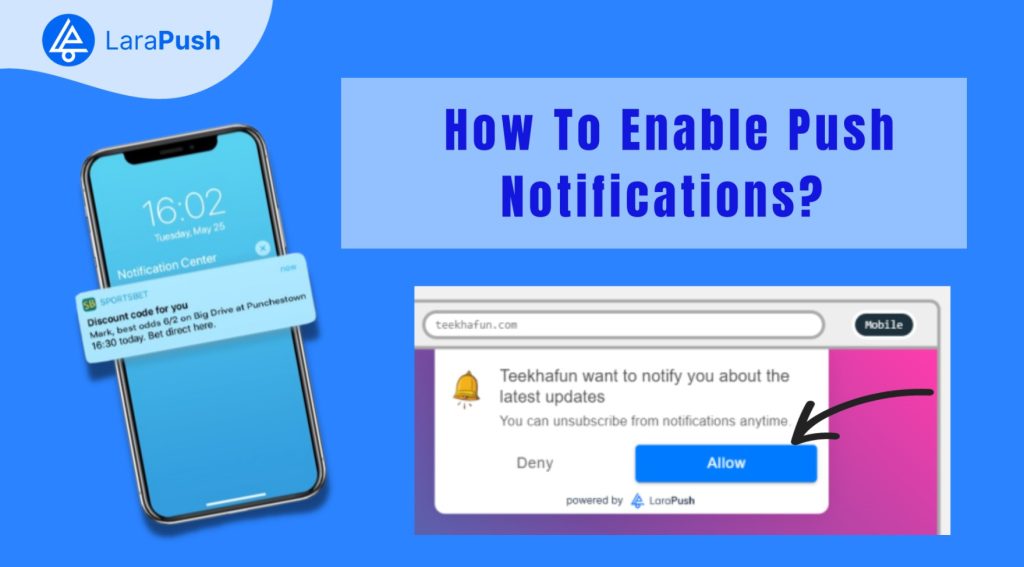 How To Enable or Disable Push Notifications?